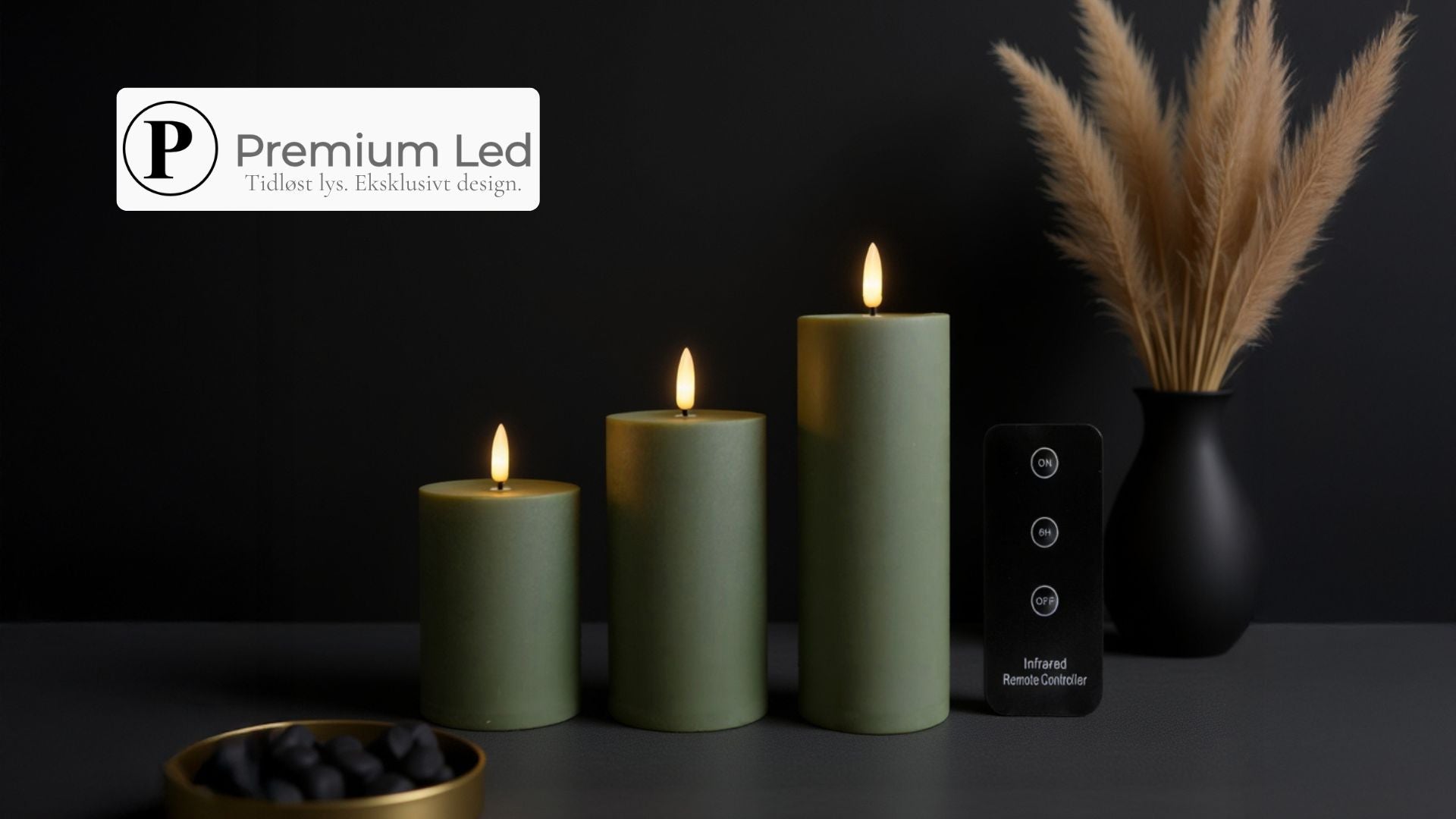 Premium LED – Eksklusive LED stearinlys, lanterner & udendørs lys